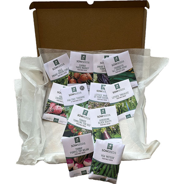 Essential Container Veg Seed Collection | Quality Seeds from Sow Seeds Ltd