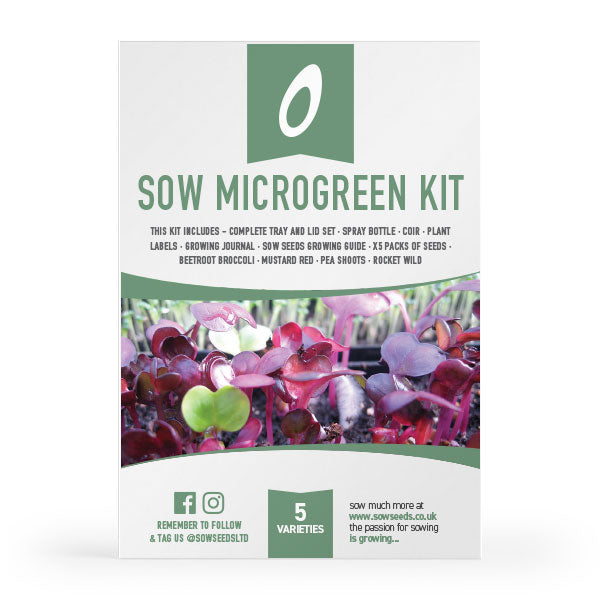 Sow Microgreens Starter Kit | Quality Seeds from Sow Seeds Ltd