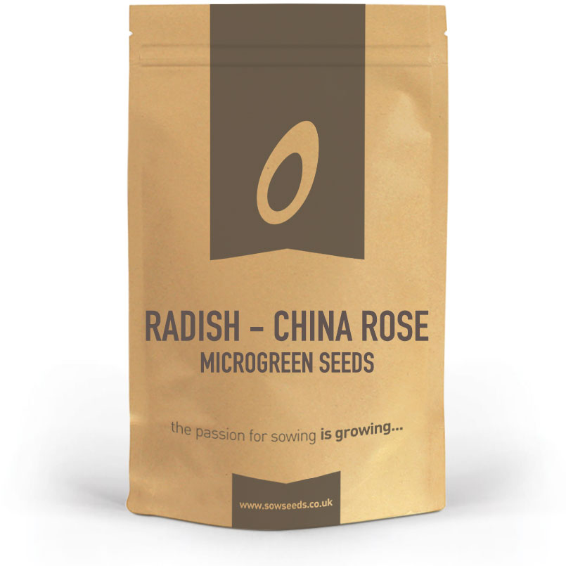 Radish China Rose Microgreens Seeds | Quality Seeds from Sow Seeds Ltd